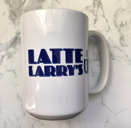 New Latte Larry's Mocha Joe's Larry David Curb Your Enthusiasm Mug 15 ...
