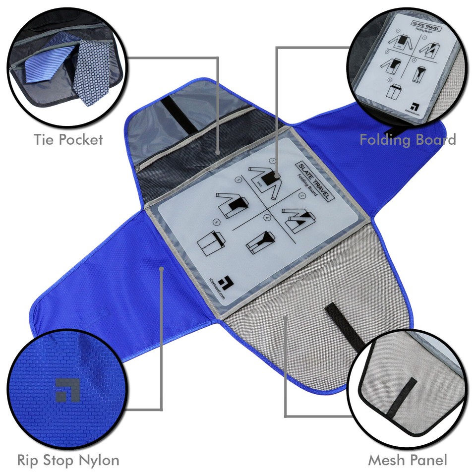 Garment Folder 17" Packing Folder - Wrinkle Free Luggage Organizer ...