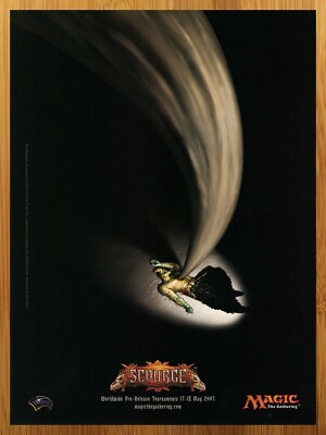2003 Magic The Gathering Scourge Print Ad/Poster MTG CCG TCG Card Game ...