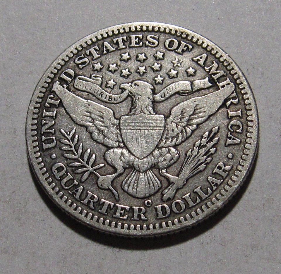 1908 O Barber Quarter - Fine to Very Fine Condition - 25SU | eBay