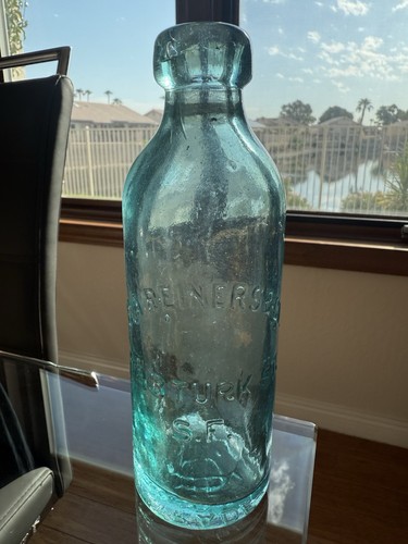 C.A Reinerson & Co Hutchinson Soda Bottle San Francisco Cal Western | eBay