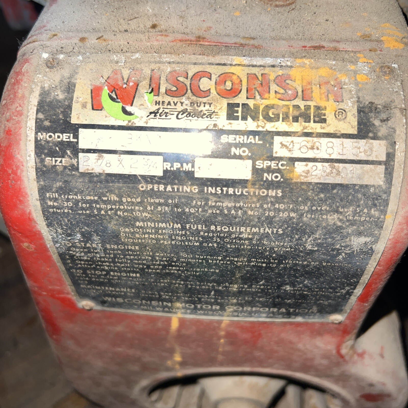 Wisconsin BKND engine | eBay