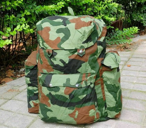 Surplus Chinese PLA Army Forest Camouflage Waterproof Field Pack Bag ...
