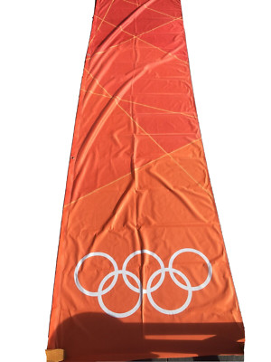 LONDON Paralympic Olympics 2012 Flag Sign Banner Olympic Rings ...