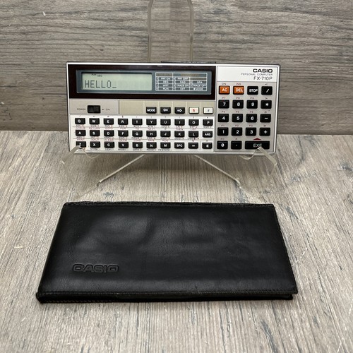 Casio Fx-710p Personal Computer Works Great | eBay