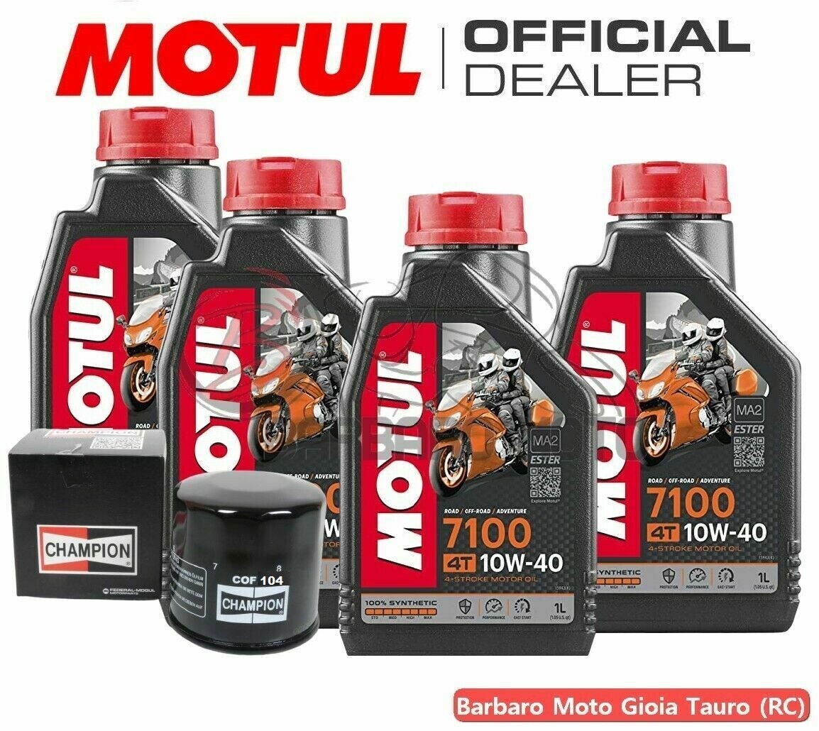Inspection Set Kawasaki ZX636 Ninja Oil MOTUL 7100 10w40 + Filter 2004 ...