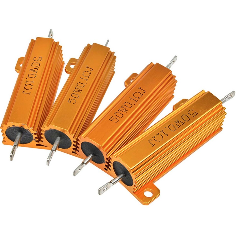5W 10W -500W Watt High Power Aluminum shell Wirewound Metal Resistor 0 ...