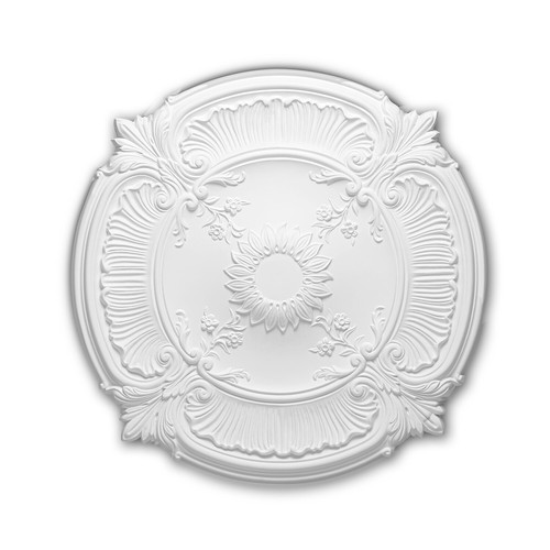 PROFHOME 156026 Rosette aus Polyurethan Deckenrosette Zierelement Ø 77,0 cm 4250691775077 | eBay.de