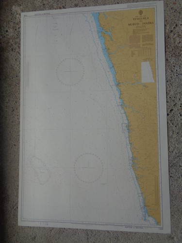 Marine Geographic Map / Vengurla to Murud - Janjira 1992 India West ...