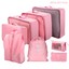 8PCS Travel Luggage Organiser Set Suitcase Storage Bags Clothing ...