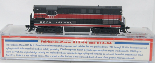 ATLAS H- 15 - Rock Island - No 400 - N Scale | eBay