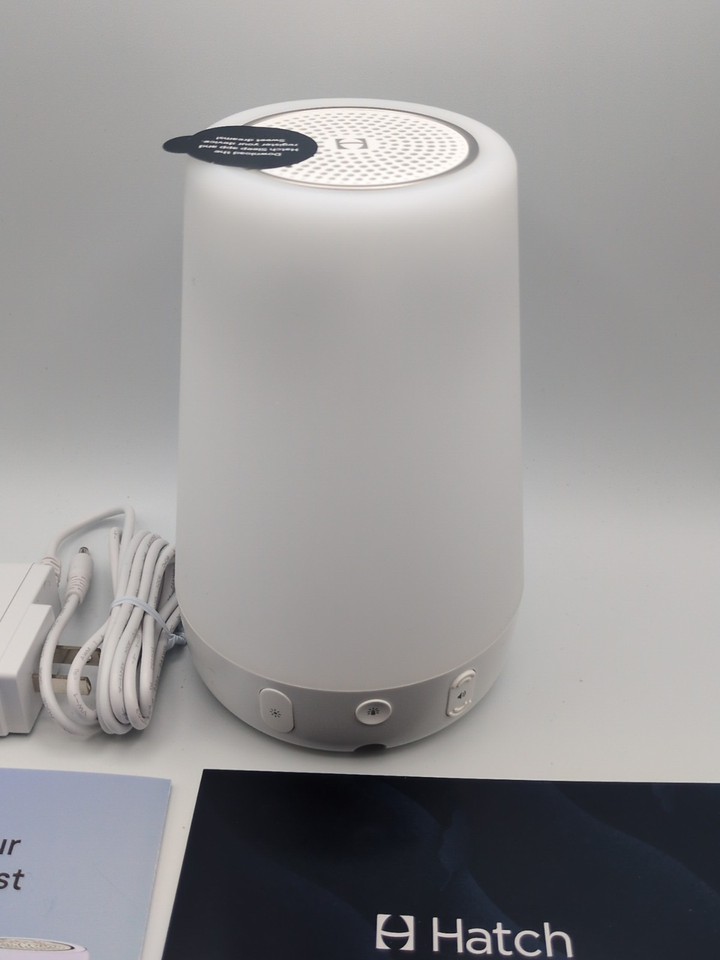Hatch Rest 2nd Gen Baby Sound Machine Night Light Sleep Assistant Open ...
