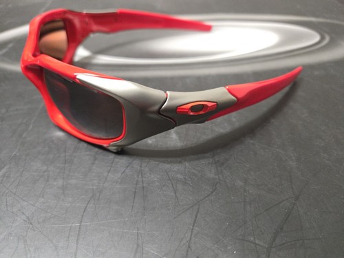 Rare Oakley Ducati Pit Boss Polished Red / VR28 Black Iridium Polarized ...