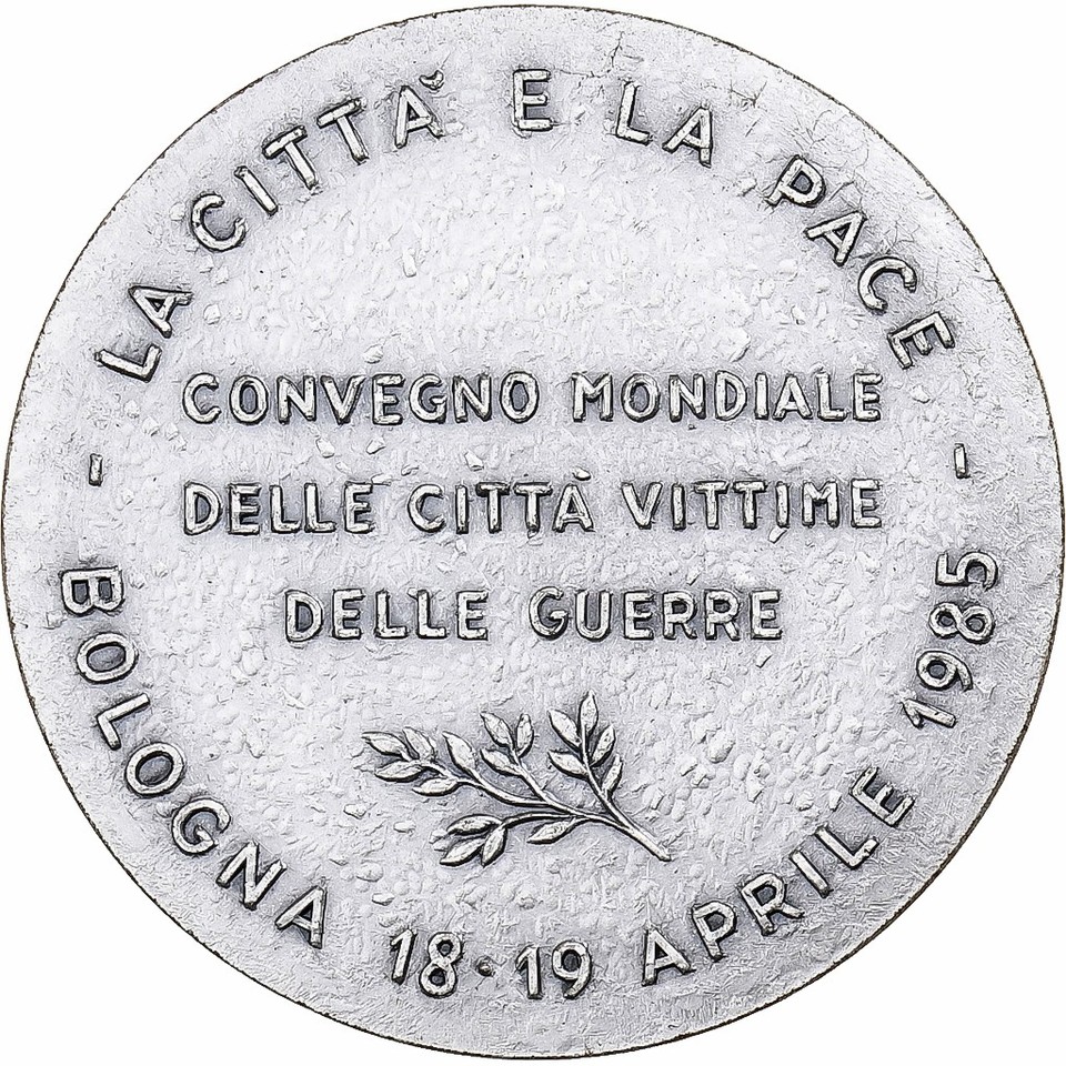 [#1502745] Italy, Medal, Convegno Mondiale delle Citta Vittime delle ...