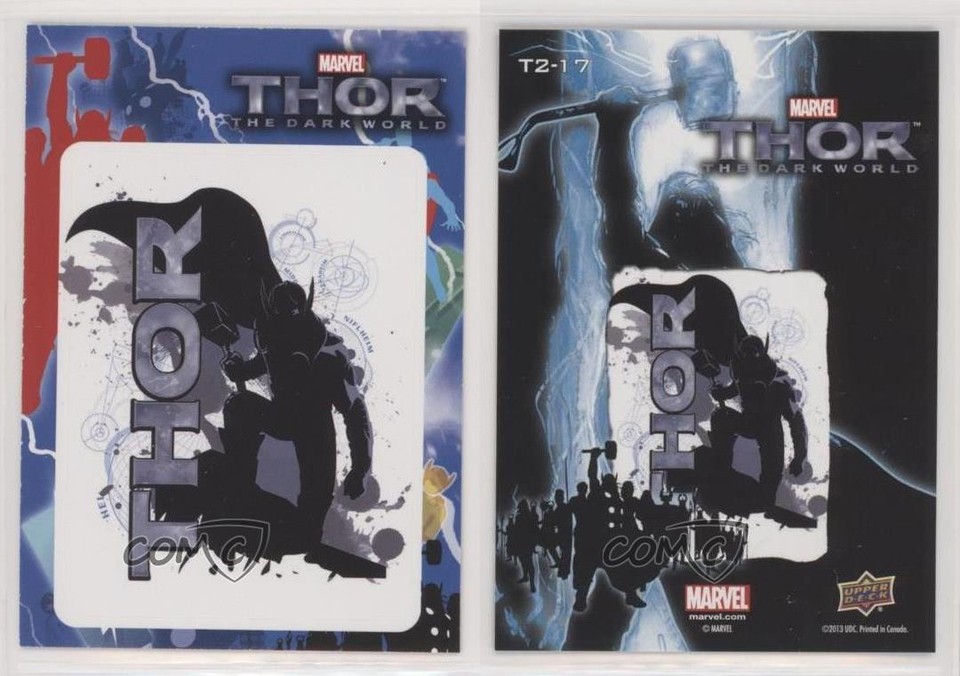 2013 Upper Deck Marvel Thor: The Dark World Stickers Thor #T2-17 9aj | eBay