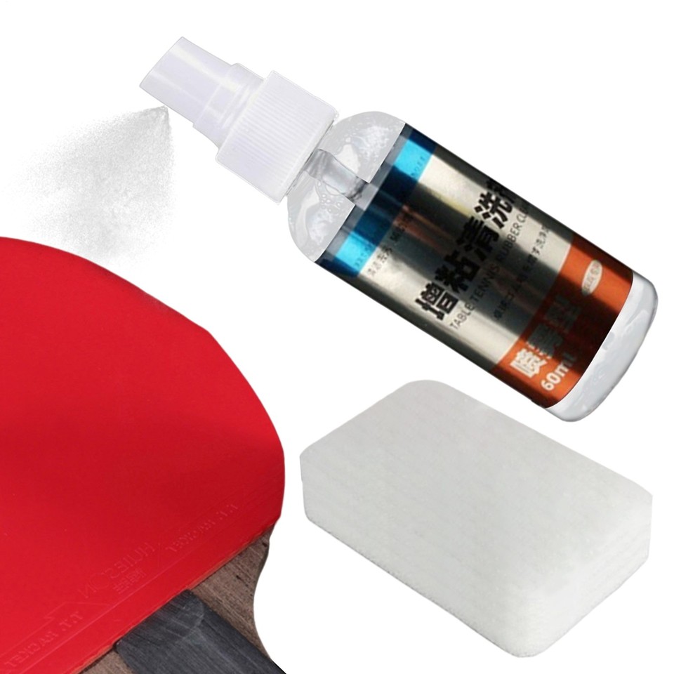 Table Tennis Racket Cleaner 60ml PingPong Paddle Cleaner with Sponge | eBay