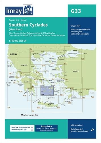Imray Imray Chart G33 (Map) G Charts 9781786795540 | eBay