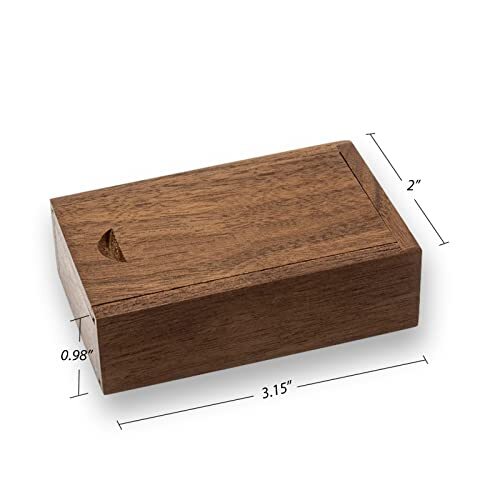 Wood Gift Box with Sliding Top, Discrete Sliding-Lid Wooden Boxes ...