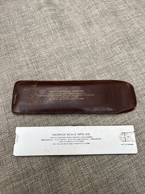 Original Vintage Merrick Scale Mfg Pocket Slide Rule Denmark Hoffman | eBay