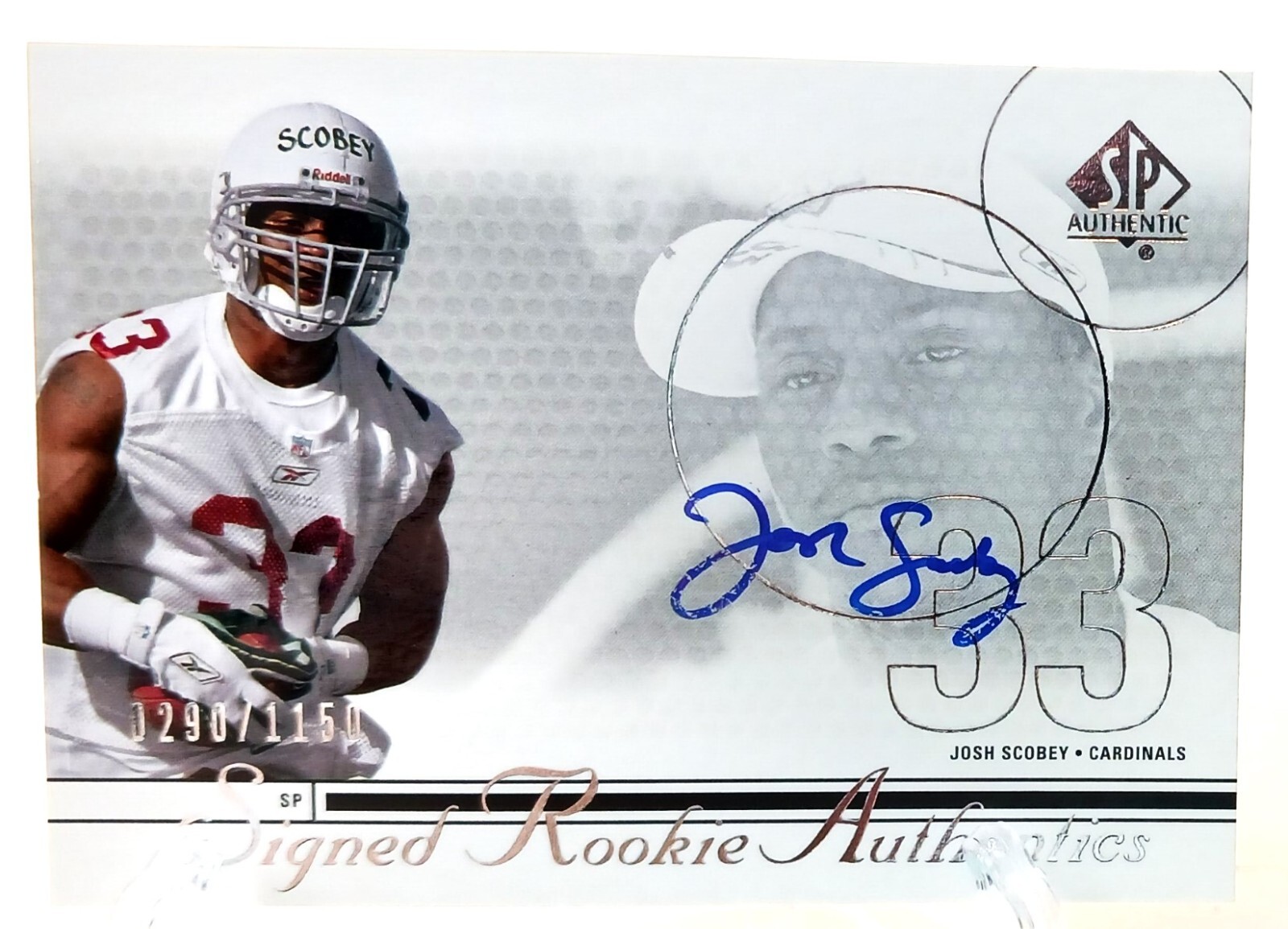 2002 UD SP Authentic Signed Rookie Authentics Josh Scobey #200 0290/ ...