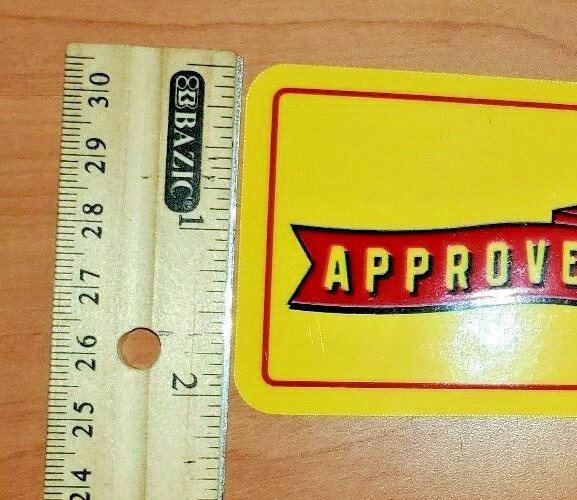 Vintage GM Approved Accessories quality vinyl decal New! Durable ...