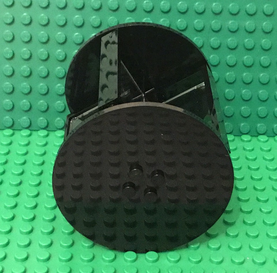 Lego City Town Black Revolving Door With 1x4x6 Trans-clear Glass,8x8 ...