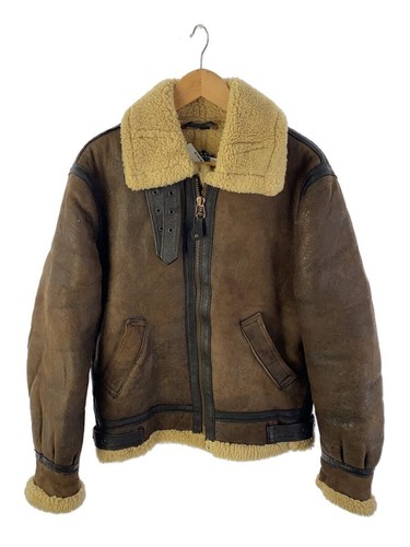 Schott B-3 Flight Jacket 36 - Brown Leather, Plain Design | eBay