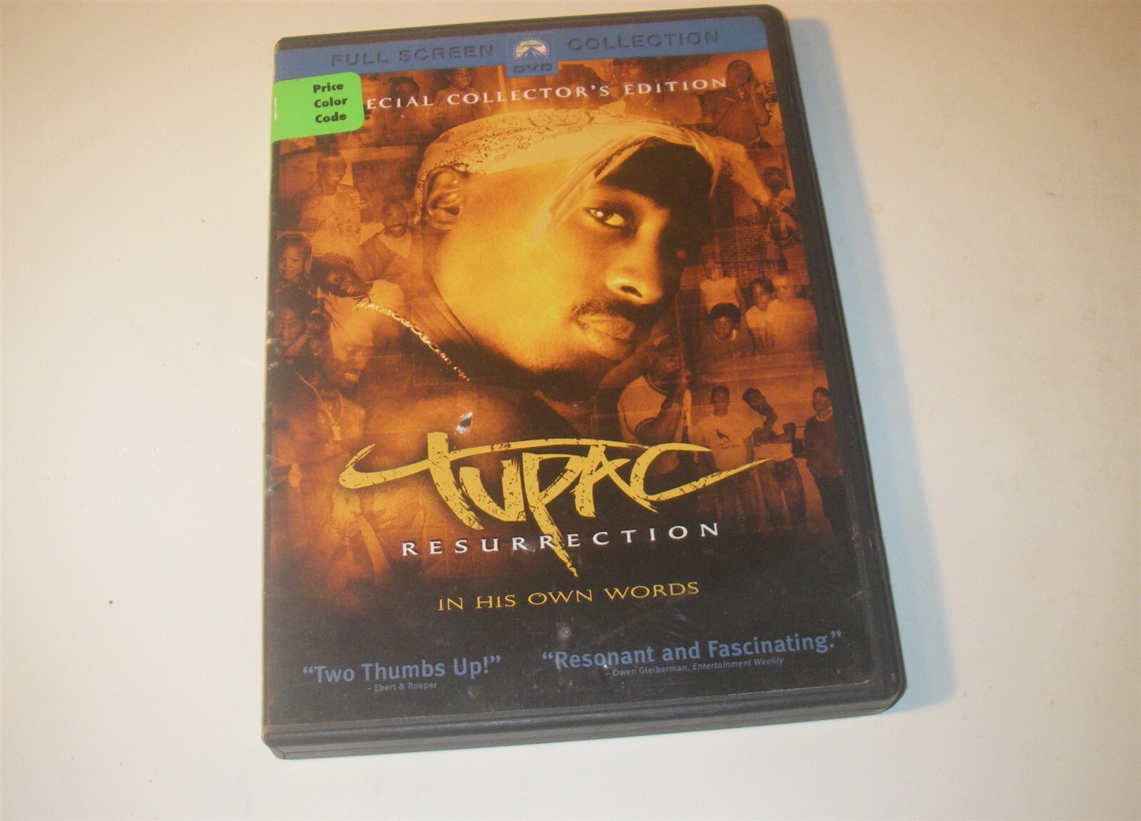 TUPAC RESURRECTION FULLSCREEN SPECIAL COLLECTORS EDITION DVD MOVIE ...