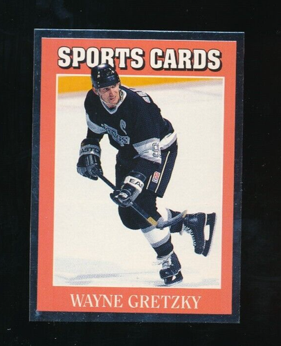 1991 Allan Kaye's Sports Cards News Magazine #8 Wayne Gretzky hand cut ...