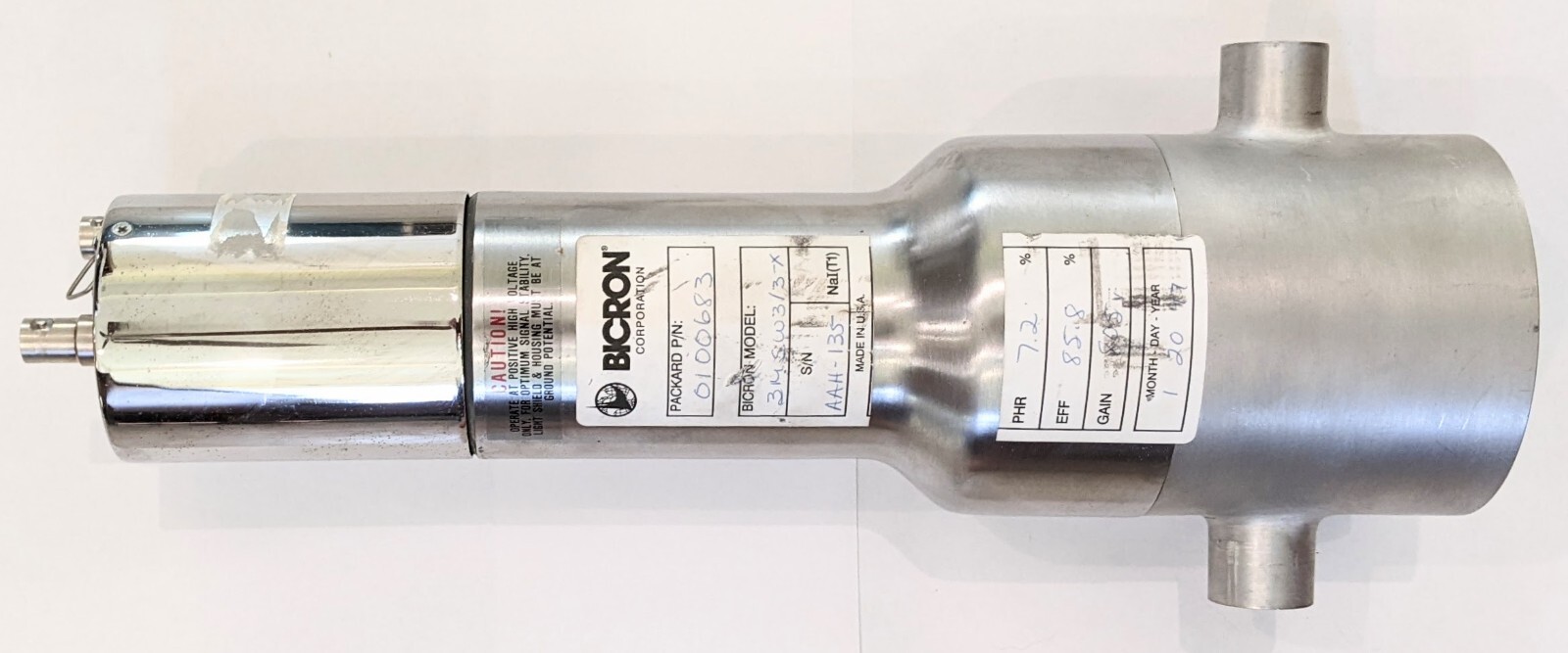 Excellent Bicron 3M3 3MSW3/3-X NaI(Tl) Side Well Gamma Detector ...