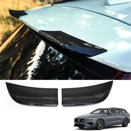 Polestar Style Carbon Fiber Rear Trunk Spoiler Tail Wing For Volvo V60 ...