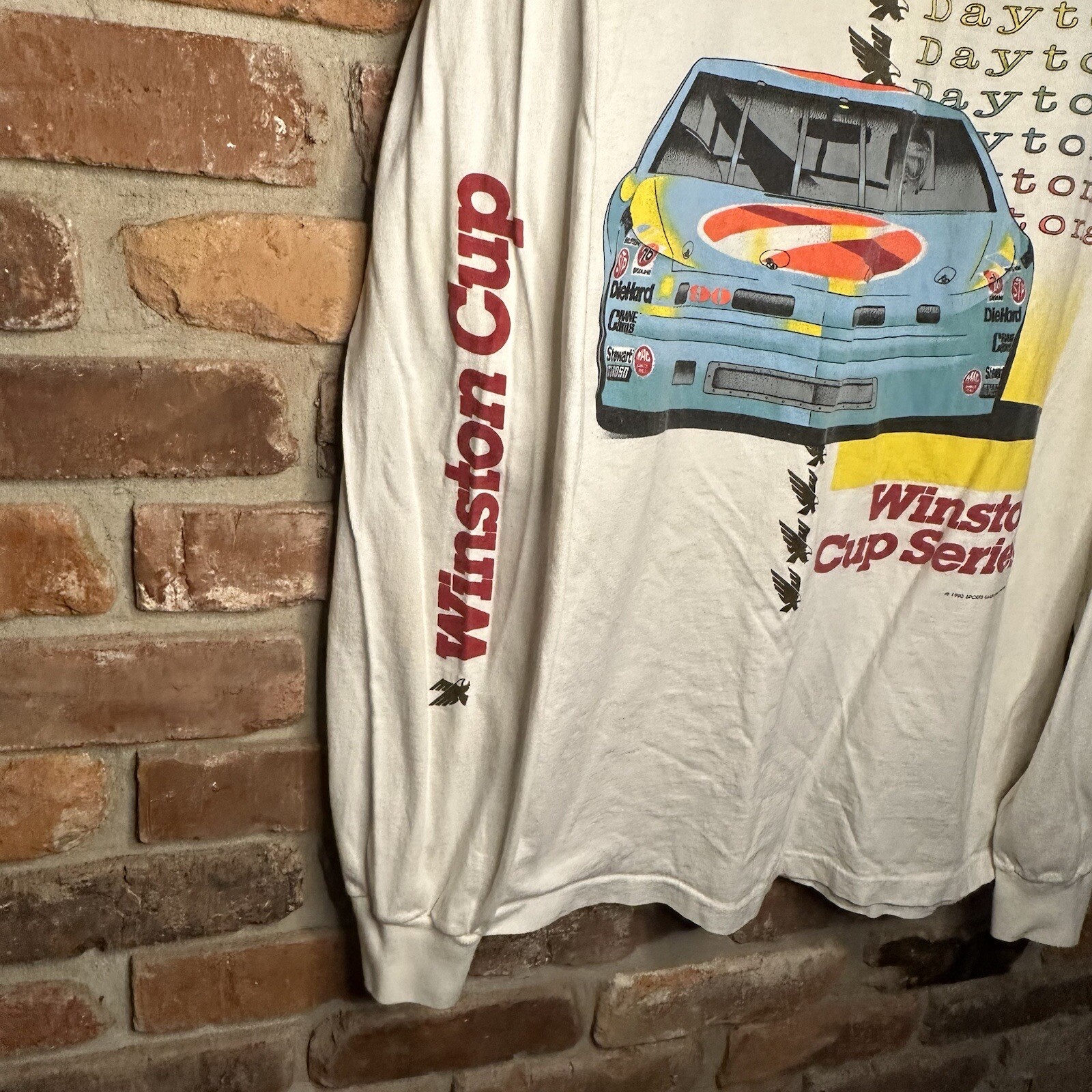 Vintage Signed Nascar 1990 Daytona Winston Cup Racing… - Gem