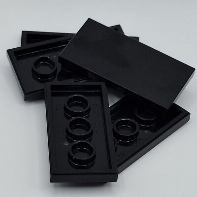 Lego 5 Black Tile Smooth 2 X 4 Stud Pieces Tiles 87079 | eBay