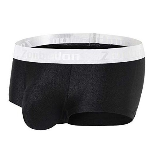ZONBAILON Mens Sexy Bulge Enhancing Pouch Underwear Boxer Large Big ...