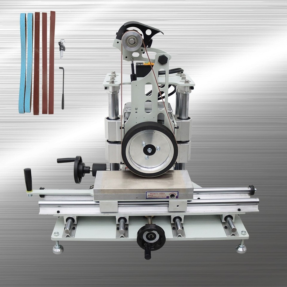 220V 2.99HP Belt Grinder Sander Machine for Surface Grinding and ...