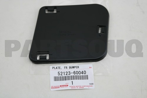 5212360040 Genuine Toyota PLATE, FRONT BUMPER REINFORCEMENT, RH 52123 ...