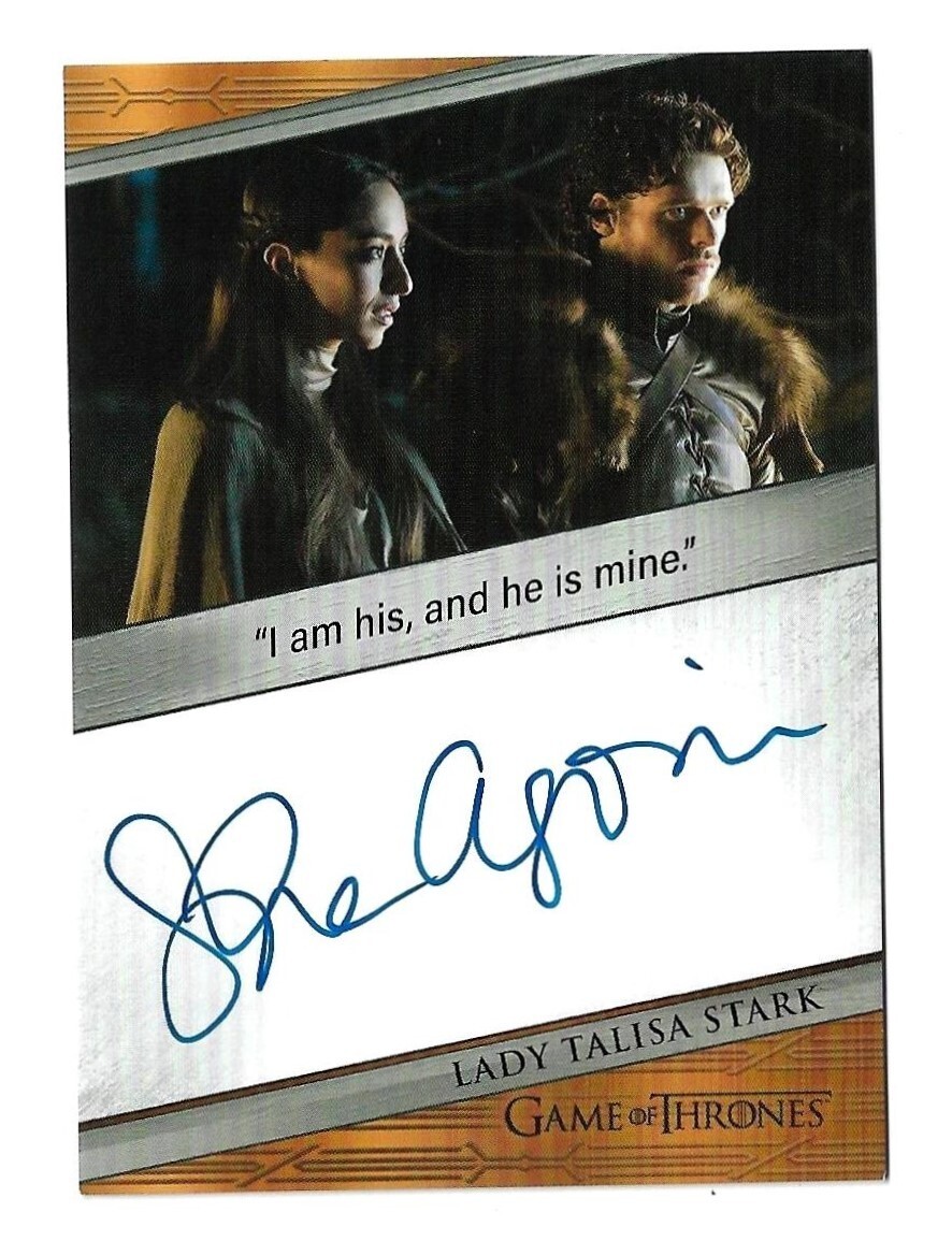 Game of Thrones Art & Images Quotable Autograph Oona Chaplin Lady ...