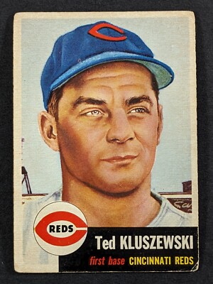 1953 Topps #162 Ted Kluszewski Cincinnati Reds | eBay