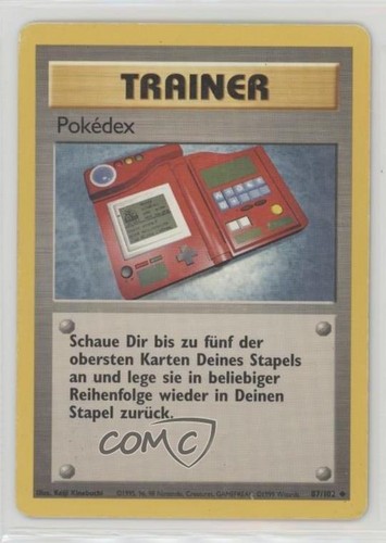 Pokedex German Pokemon Base Set #87 1999 15fy | eBay