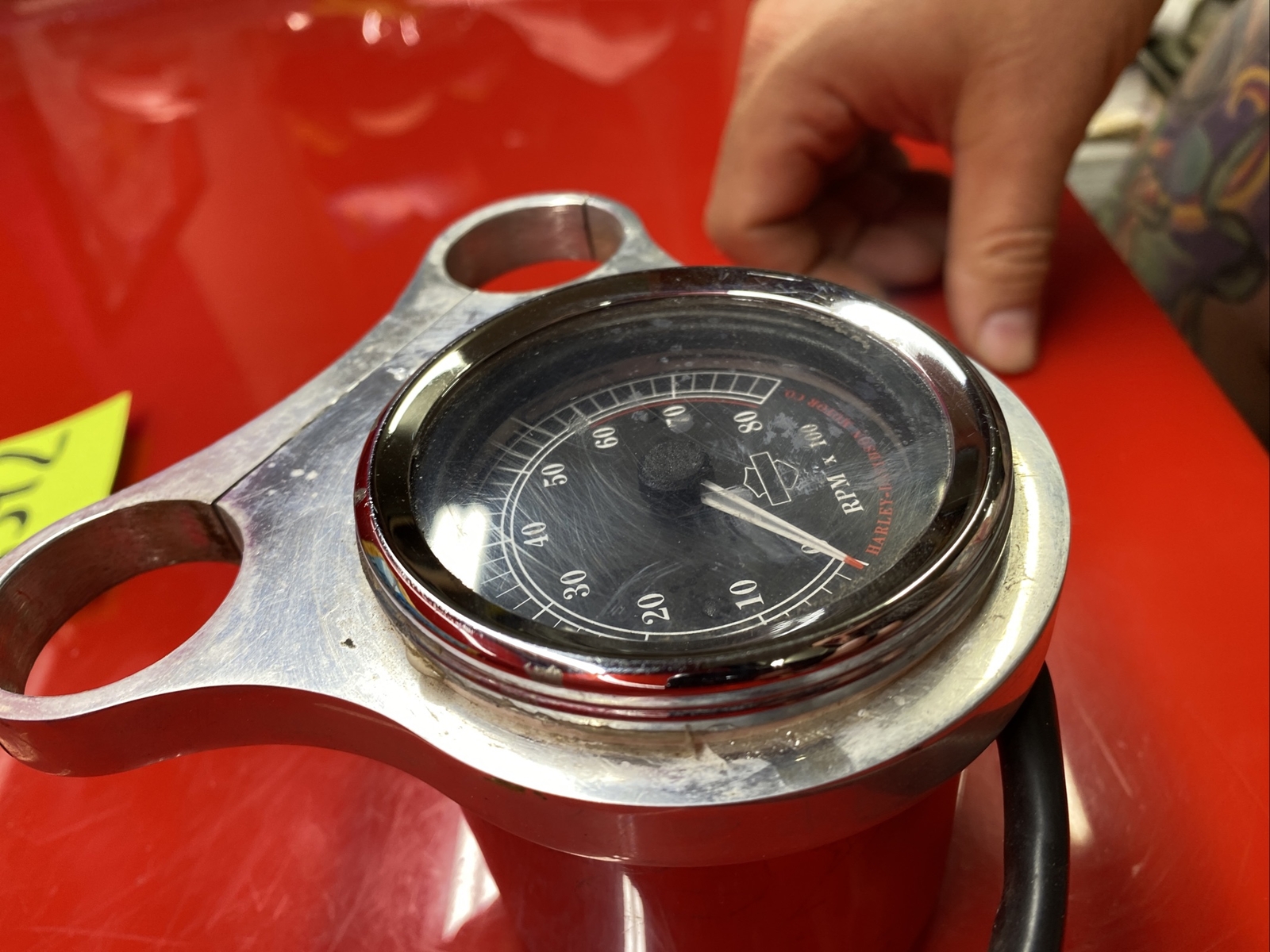 harley tach tachometer mounts riser roadking softail PARTS ONLY ...