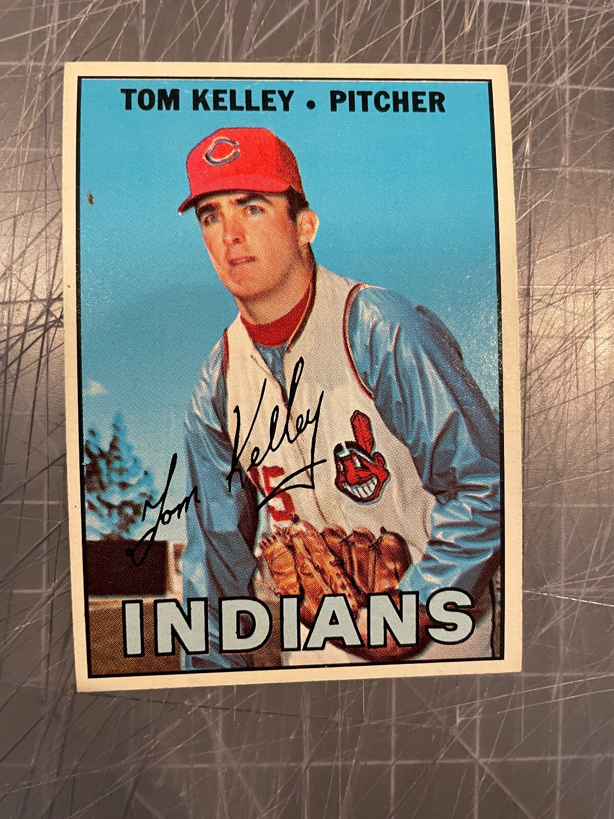 1967 TOPPS #214 TOM KELLEY CLEVELAND INDIANS BASEBALL CARD NM/MT | eBay