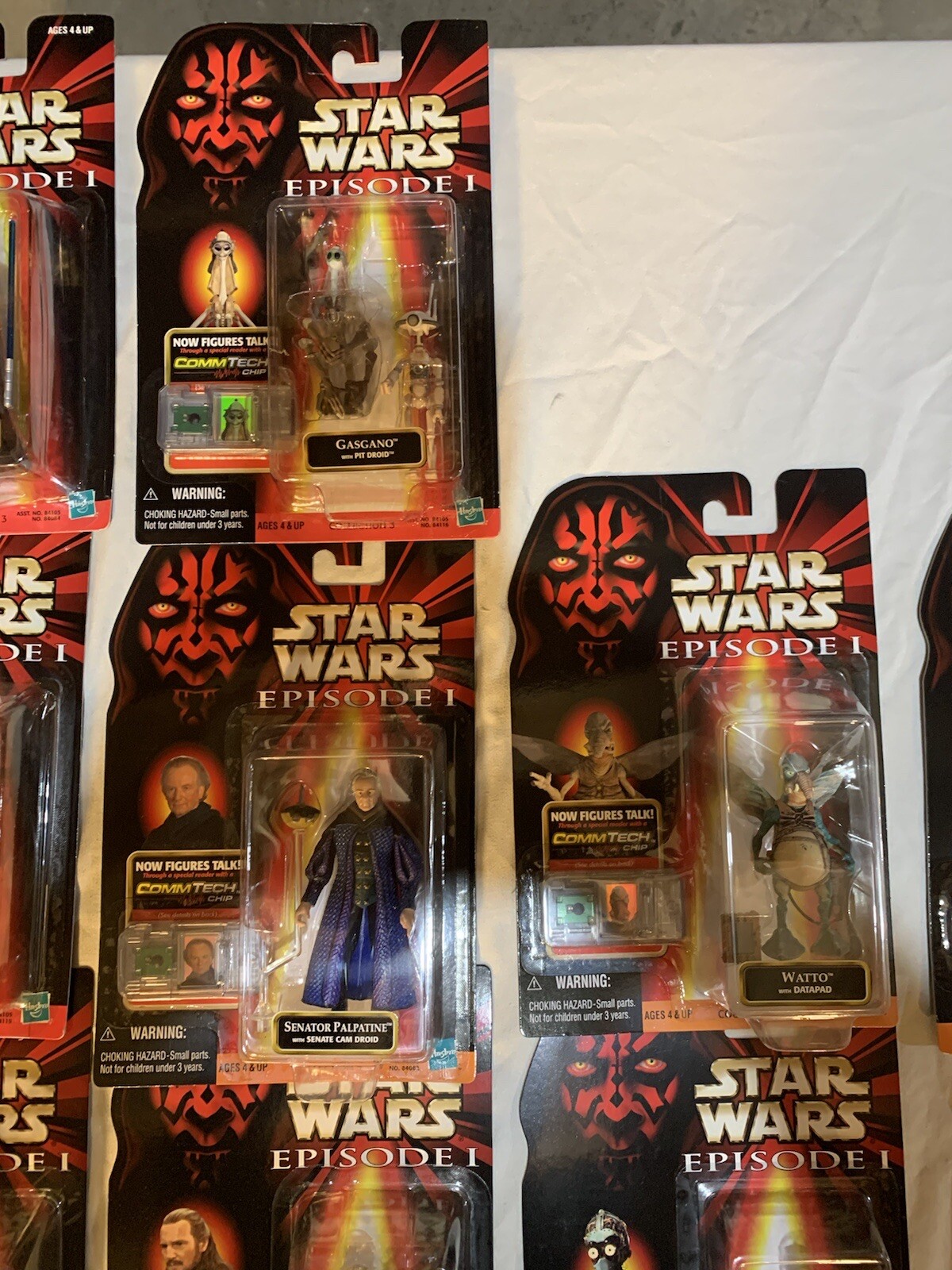 star wars episode 1 action figures lot. 18 Figures From Collections 1,2 ...
