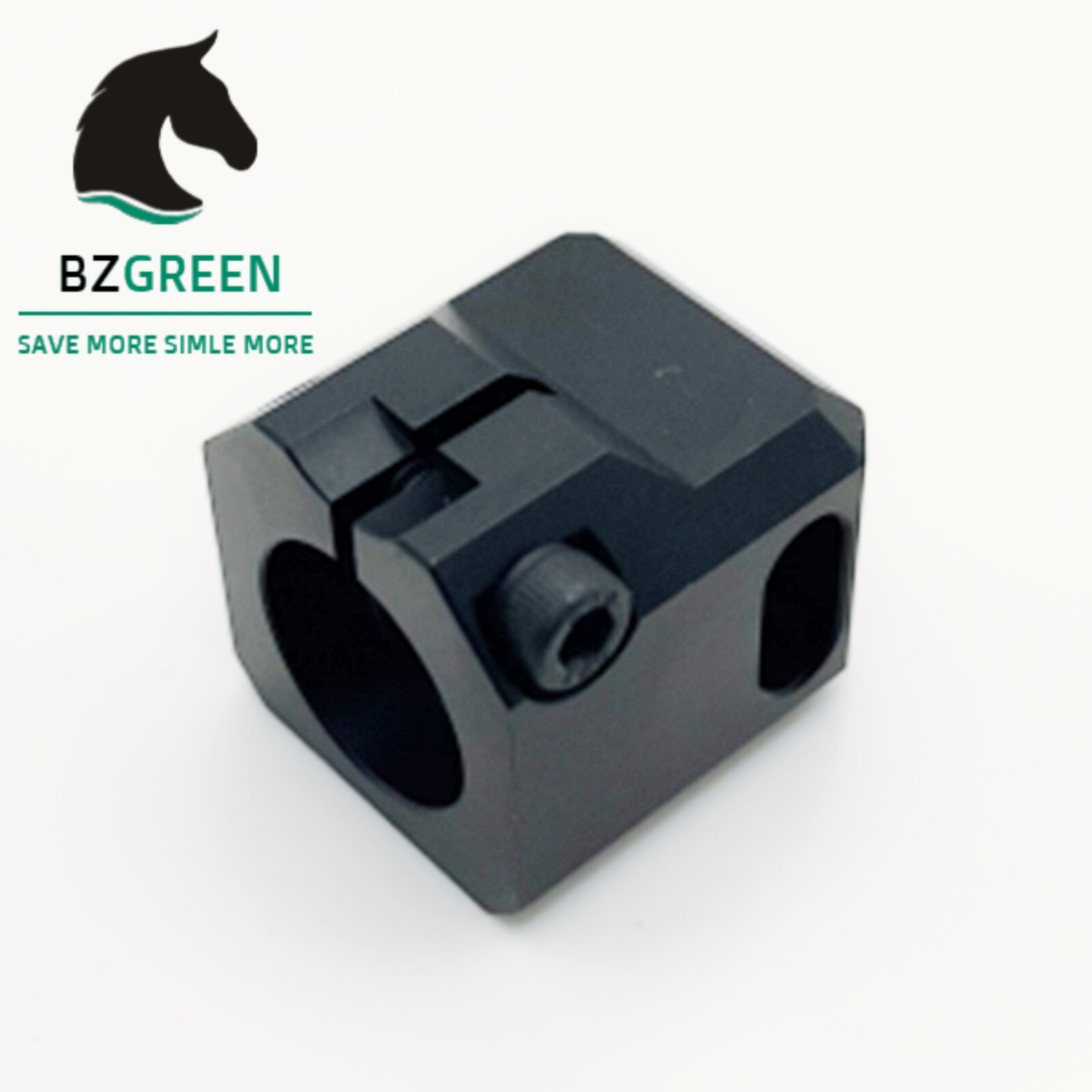 1/2x28 TPI 9mm Muzzle Brake Compensator For Glock 17, 19, 26 ...