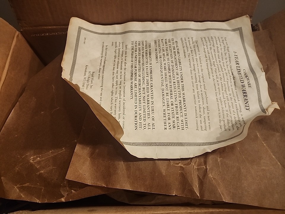 Regal Ware Coronation Cookware 7 Pc. Set. BRAND NEW IN BOX Saucepans ...