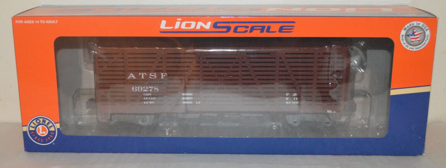 3-17256 Lionel Lion Scale Santa Fe Stock Car #69278 | eBay