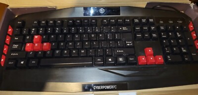 Cyberpower PC Desktop Multimedia Gaming Wired USB Keyboard | eBay