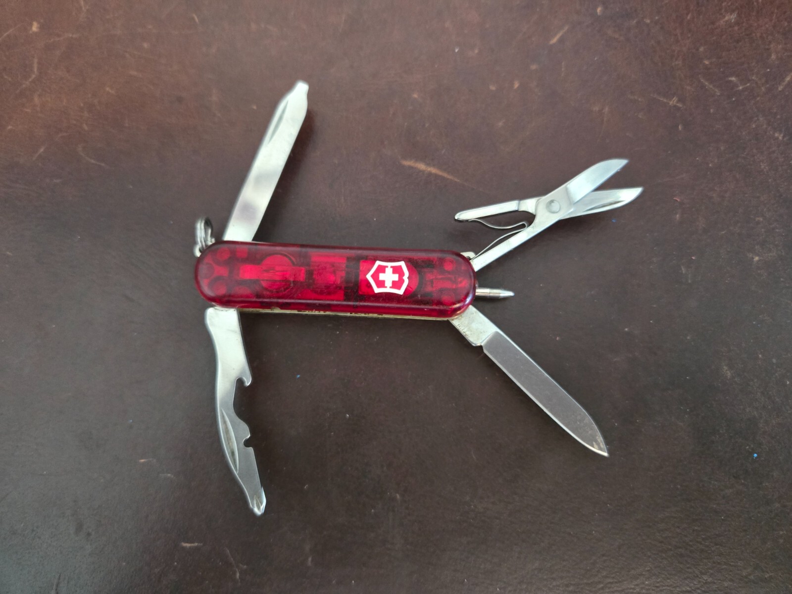 One Victorinox 58mm Swiss Army Knife Manager Midnite Manager TSA | eBay