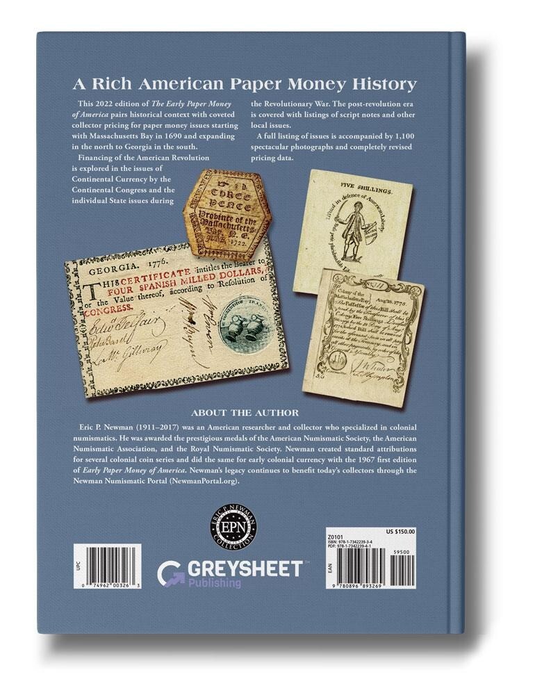 The Early Paper Money of America Price Guide By Greysheet 2023 ...
