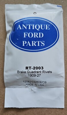 Ford Model T 1909-27 Brake Quadrant Rivets RT-2003 NEW USA | eBay