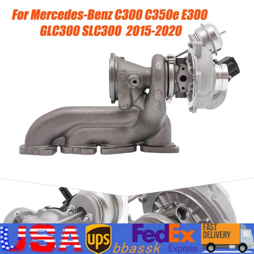 Turbo Turbocharger For 15-20 Mercedes-Benz C300 C350e E300 GLC300 ...